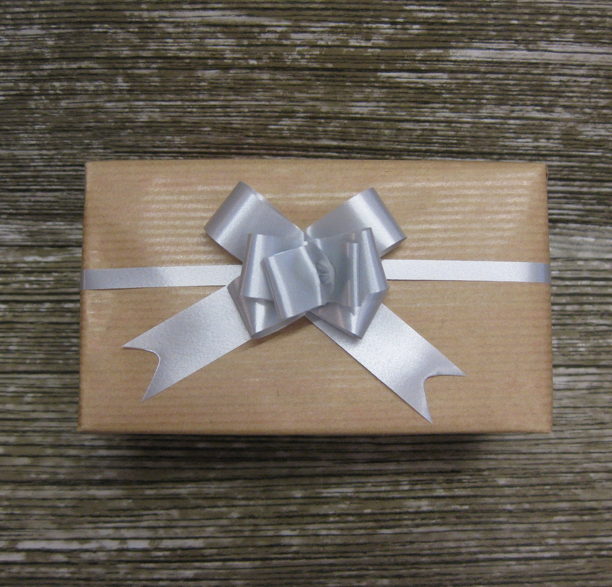 Pastel Silver Pull Bows-Pale Silver Gift Bow-Pale Grey Bow-Grey Bows ...